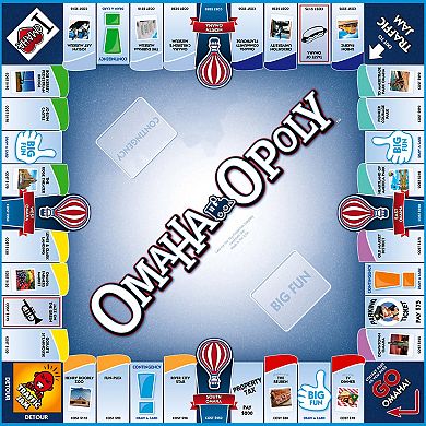 Late For The Sky: Omaha-Opoly - City Themed Family Board Game