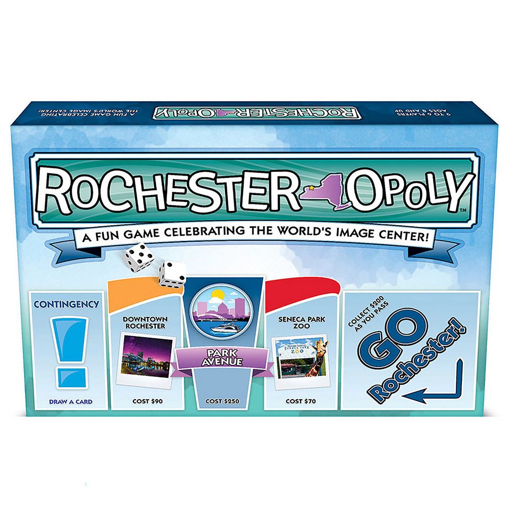 Late For The Sky: Rochester-Opoly - City Themed Family Board Game