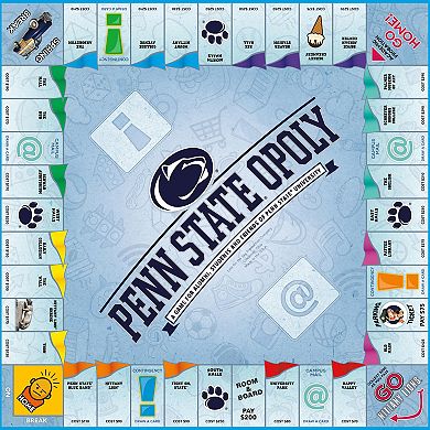 Late For The Sky: Penn State-Opoly - Universtiy Themed Family Board Game