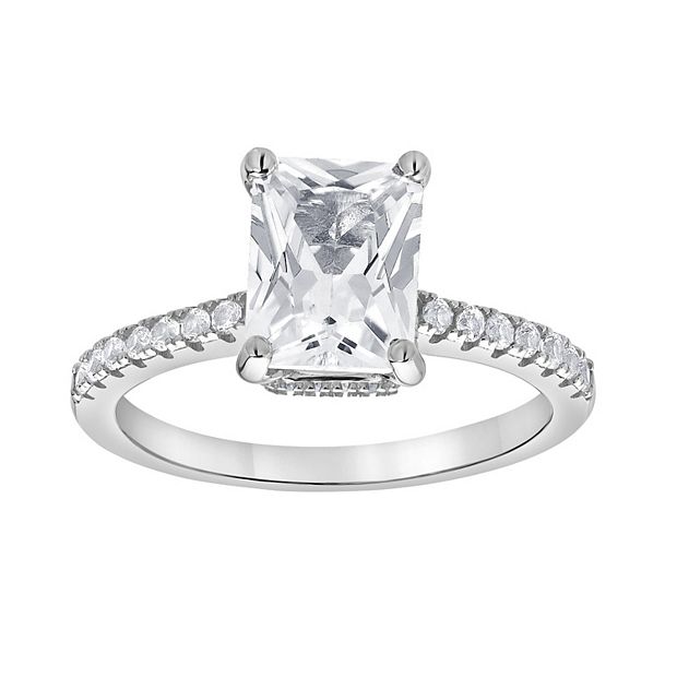 Kohls white sapphire ring store