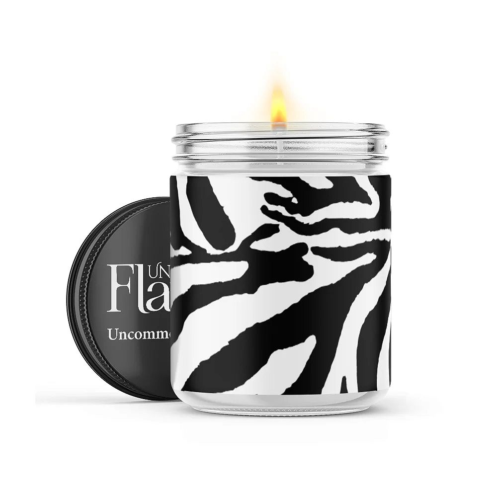 Zebra Print - 22-oz Candle Jar - Volcano