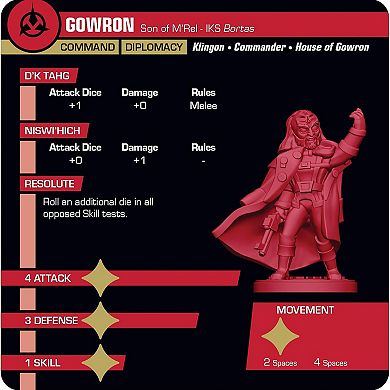 Battlefront Miniatures Star Trek Away Missions: Chancellor Gowron ...