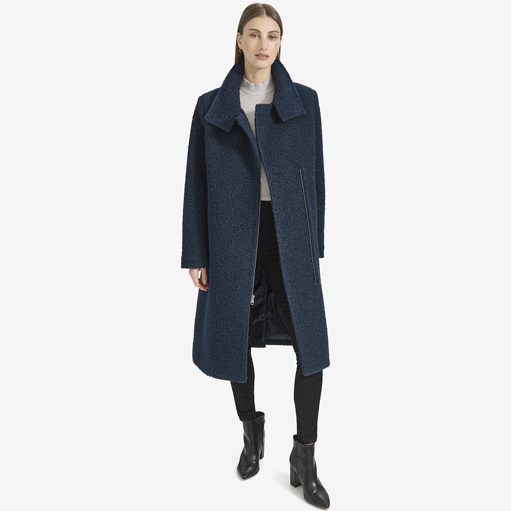 Women's Andrew Marc Boucle Tailored Coat