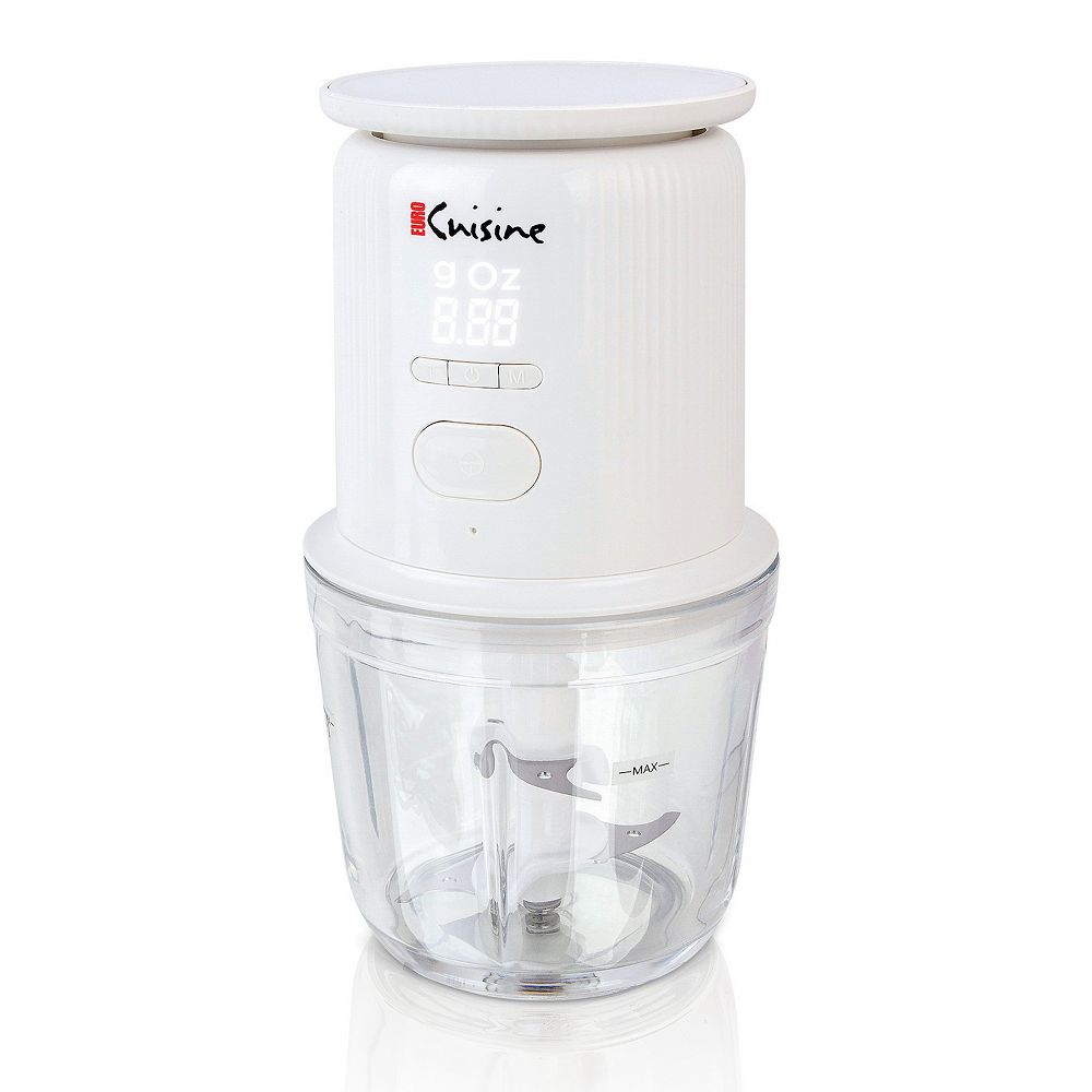 Cordless / Rechargeable Chopper With Scale And Two Glass Bowl - Large ...