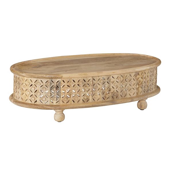 Linon Inora Oval Coffee Table