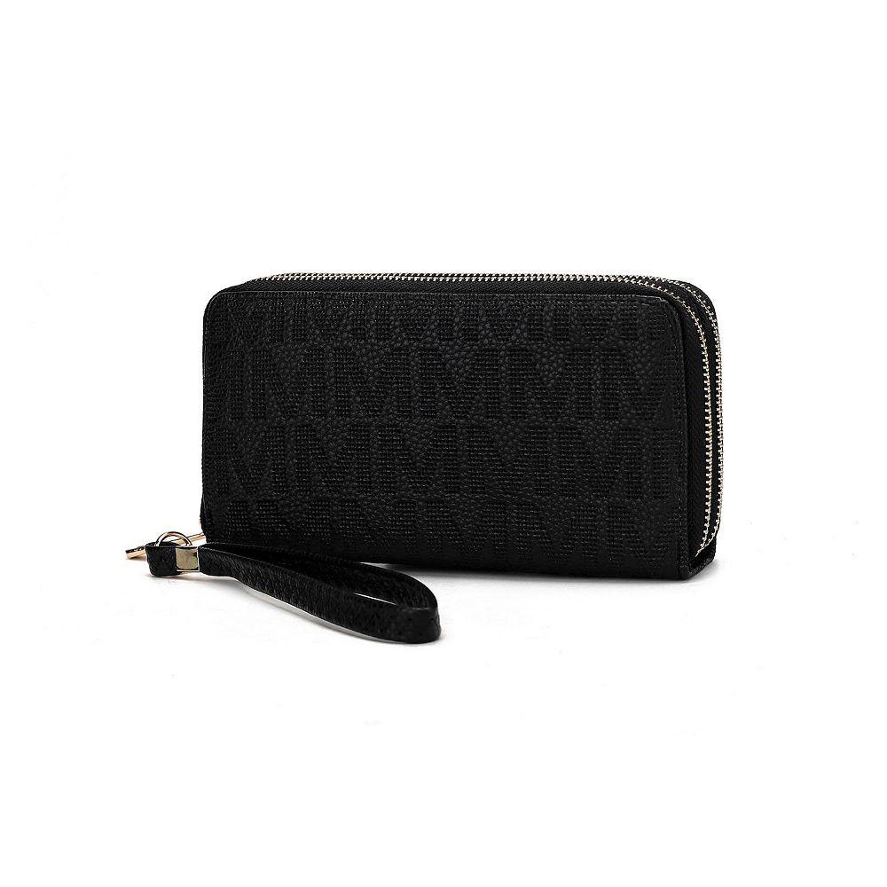 MKF Collection Lisbette Embossed M Signature Wallet by Mia K