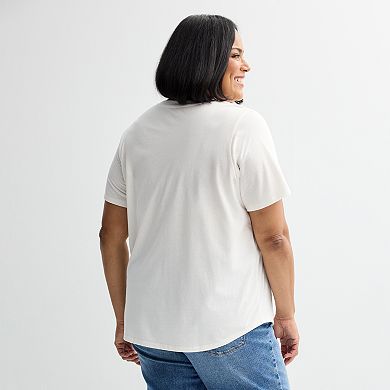Plus Size Oh For Peeps Sake Easter Graphic Tee