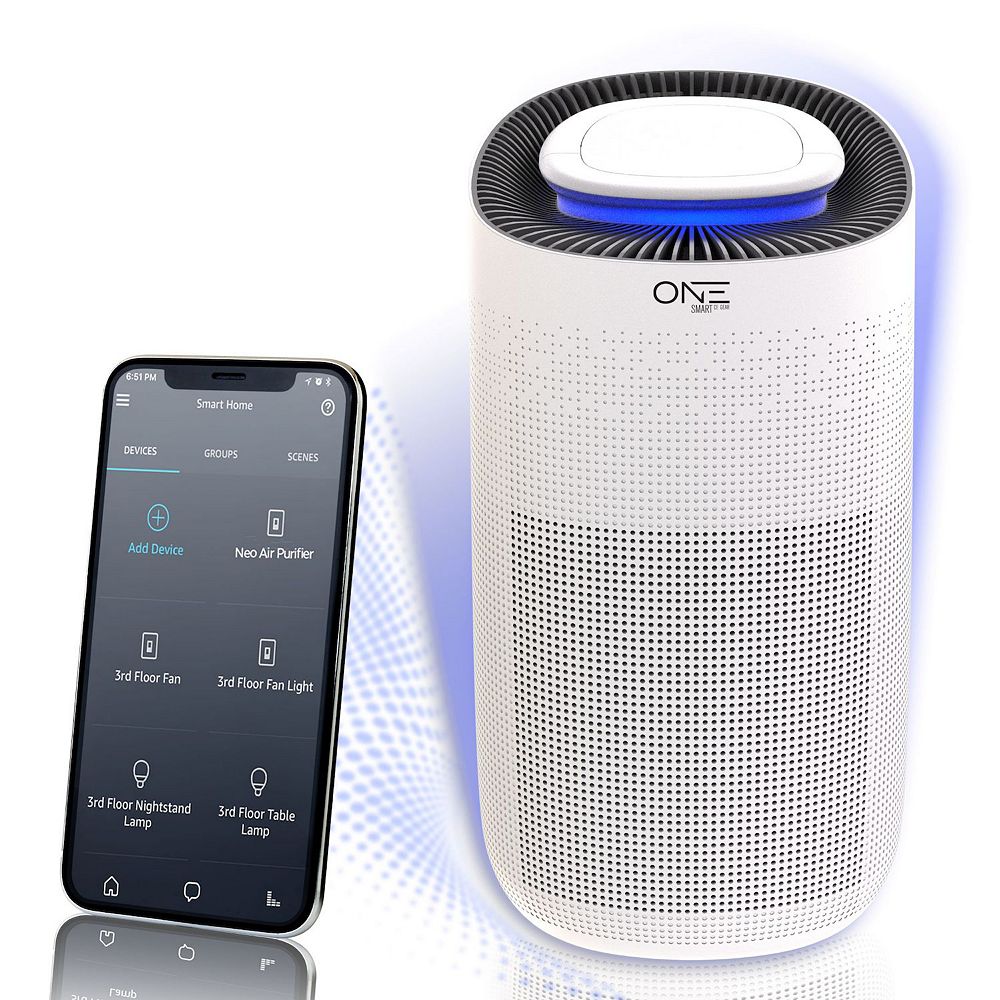 ONE SMART Neo Wifi Smart Air Purifier, Works With Alexa And Google Home