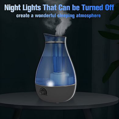 Modern Stylish Humidifiers For Bedroom with No Noise and Auto Shut-off ...