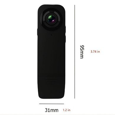 Portable Wearable Camera 1080p Car Dvr Video Security Back Clip Mini ...