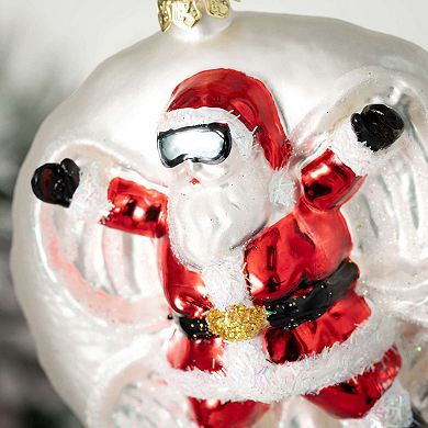 Haven Living Santa Snow Angel Christmas Ornament