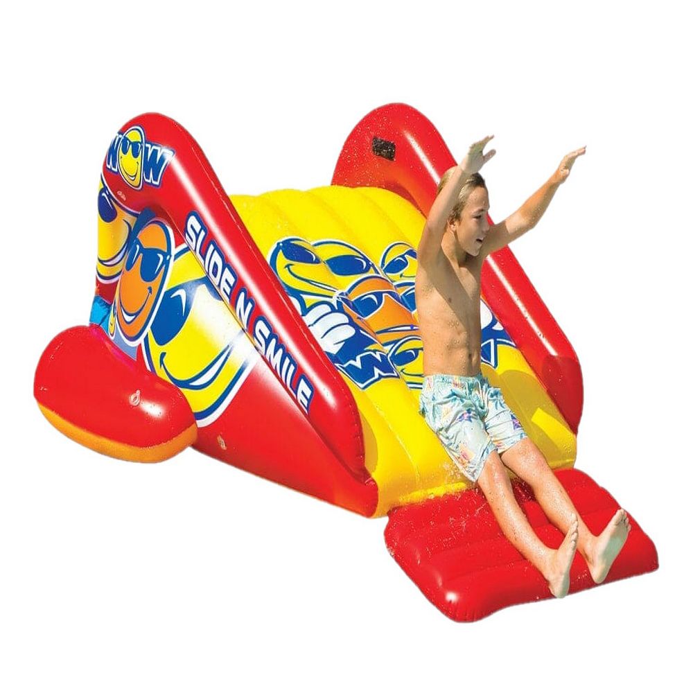 Slide N Smile Single Lane Pool Slide With Sprinkler