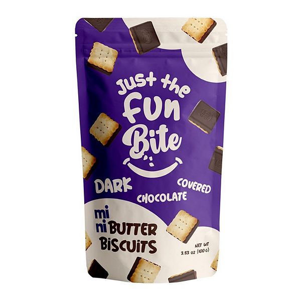Just the Fun Part Mini Biscuit - Dark Chocolate