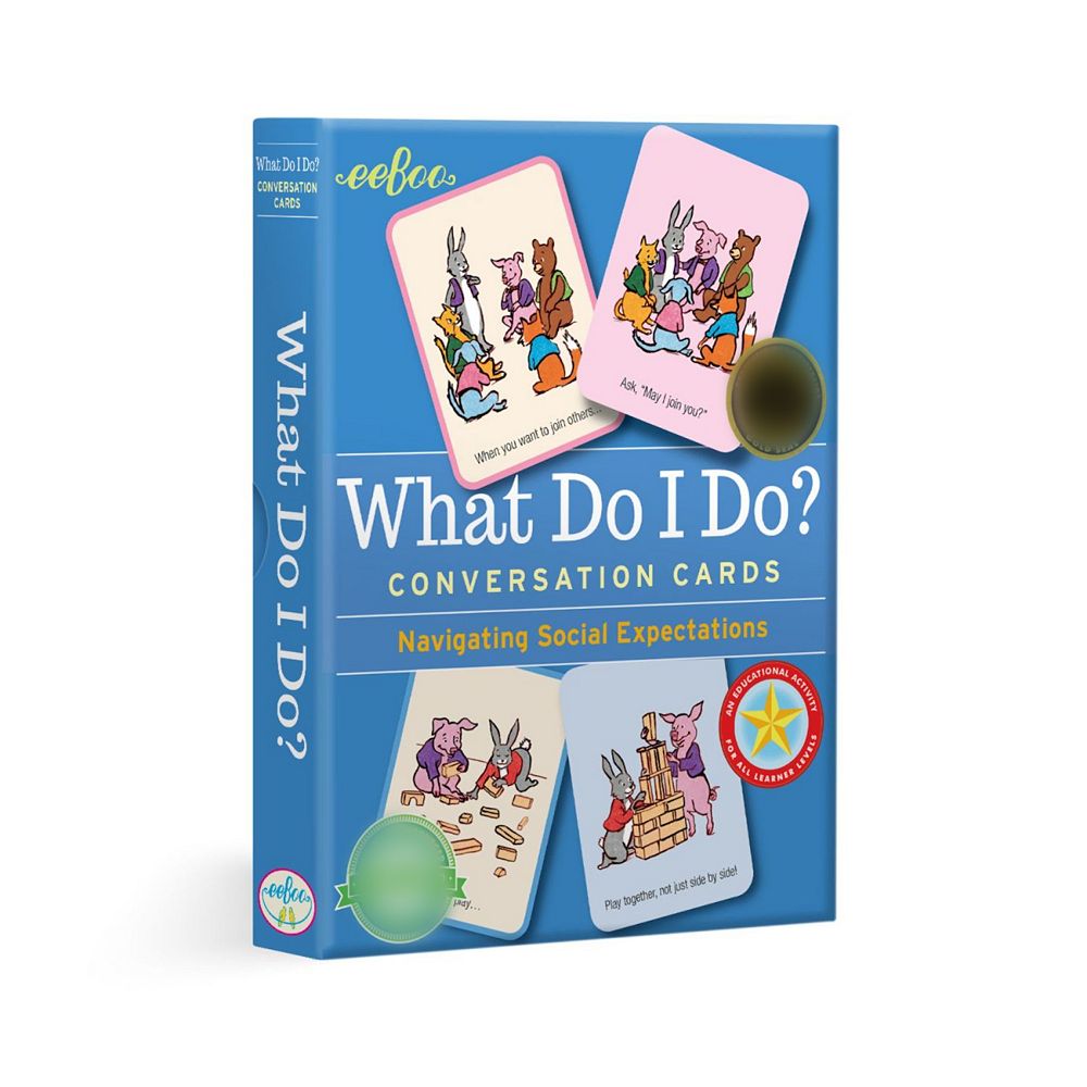 eeboo What Do I Do? Conversation Flashcards