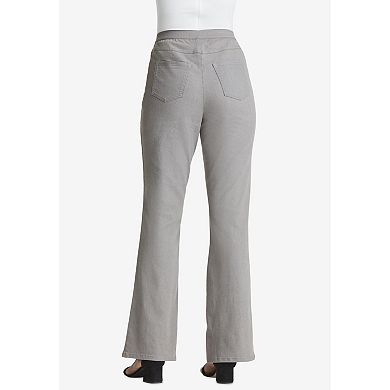 Jessica London Women's Plus Size Stretch Denim Bootcut Jegging