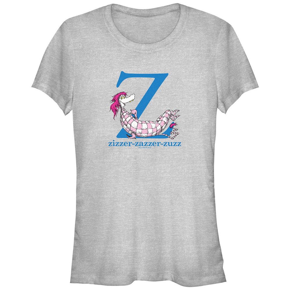 Juniors' Dr. Seuss Zizzer Zazzer Zuzz Fitted Graphic Tee