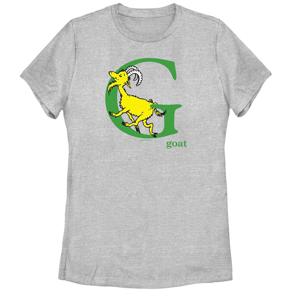 Juniors' Dr. Seuss Goat Graphic Tee
