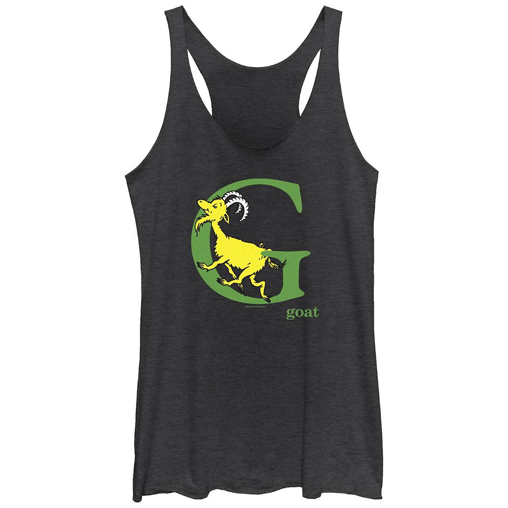 Juniors' Dr. Seuss Goat Racerback Tank Top