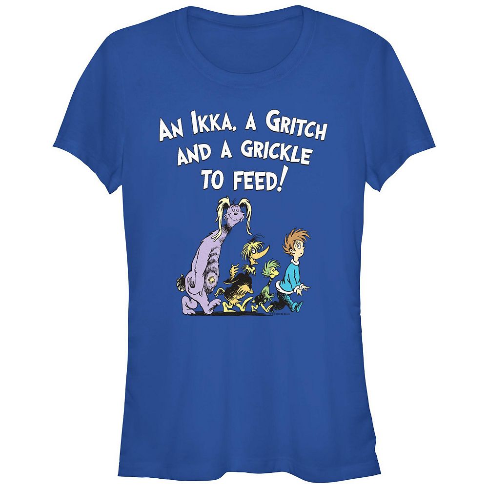 Juniors' Dr. Seuss An Ikka A Gritch And A Grickle To Feed Fitted ...