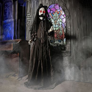 Haunted Hill Life Size Animatronic Demon Bride with Lights and Sound ...
