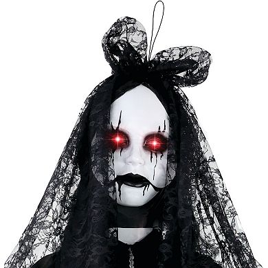 Haunted Hill Life Size Animatronic Demon Bride with Lights and Sound ...