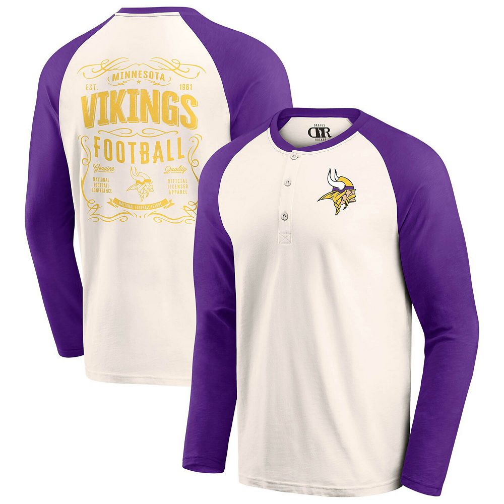 Men's Darius Rucker Collection by Fanatics Cream/Purple Minnesota ...