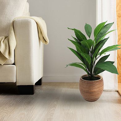 Artificial Peace Lilly Greenery Floor Decor