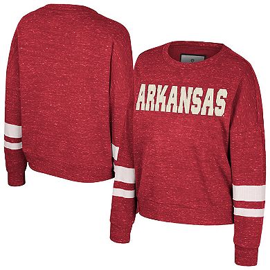 Women's Colosseum Cardinal Arkansas Razorbacks Lost City Speckle ...