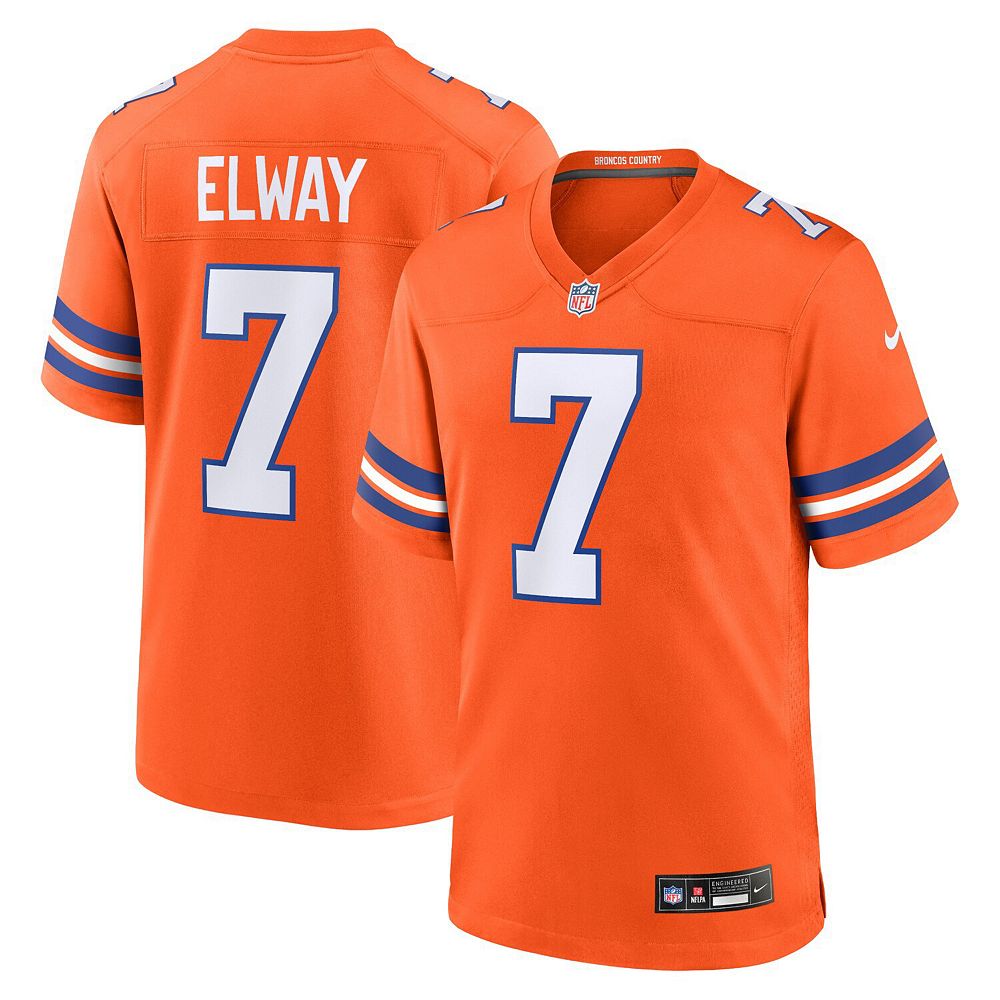Men's Nike John Elway Orange Denver Broncos Mile High Collection 1977 ...