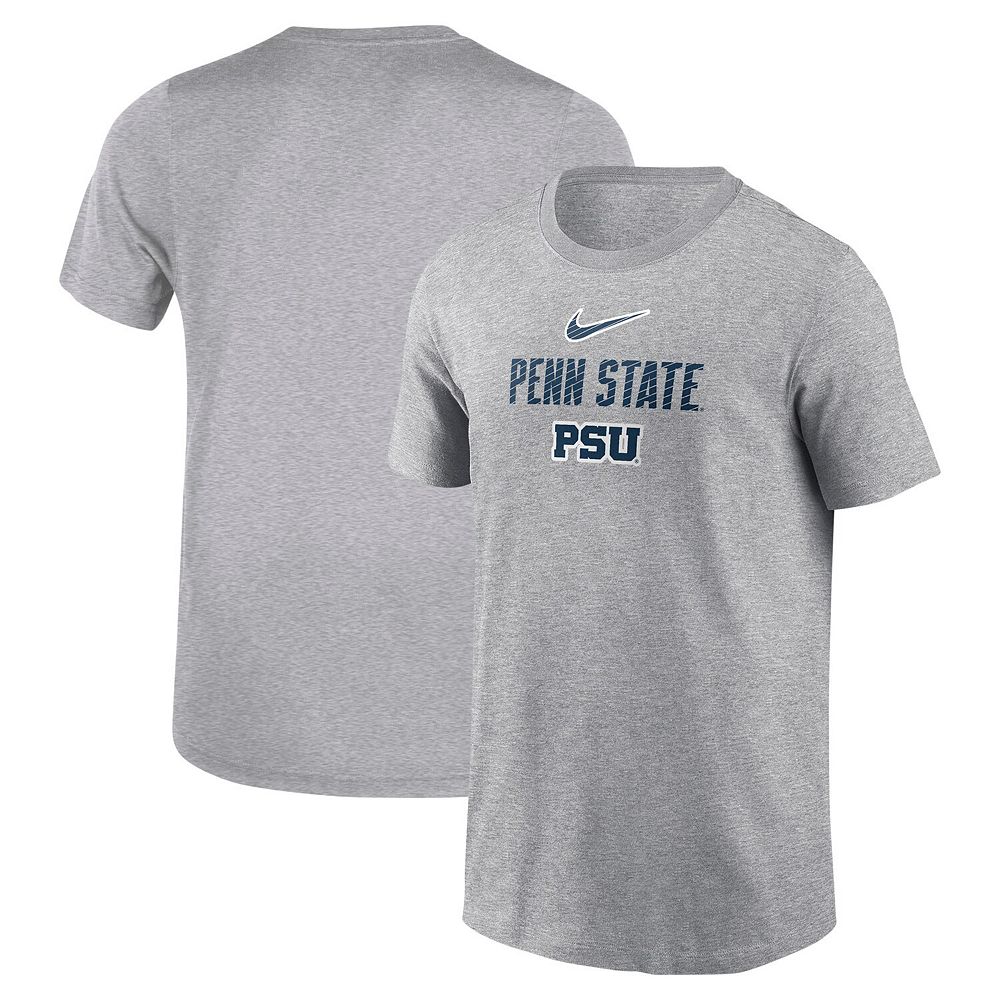 Youth Nike Gray Penn State Nittany Lions Legend Slogan Performance T-Shirt