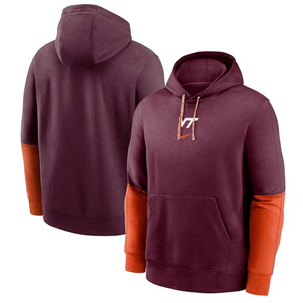 Men's Nike Maroon Virginia Tech Hokies 2024 Sideline Club Fleece ...