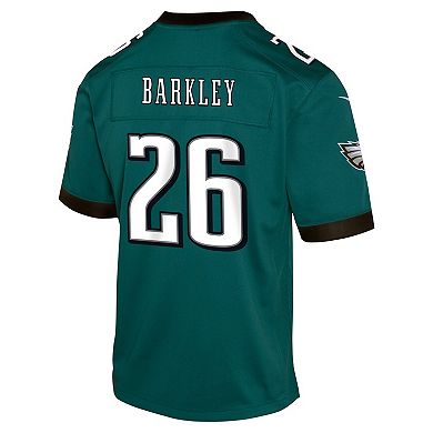 Youth Nike Saquon Barkley Midnight Green Philadelphia Eagles Team Player Game Jersey