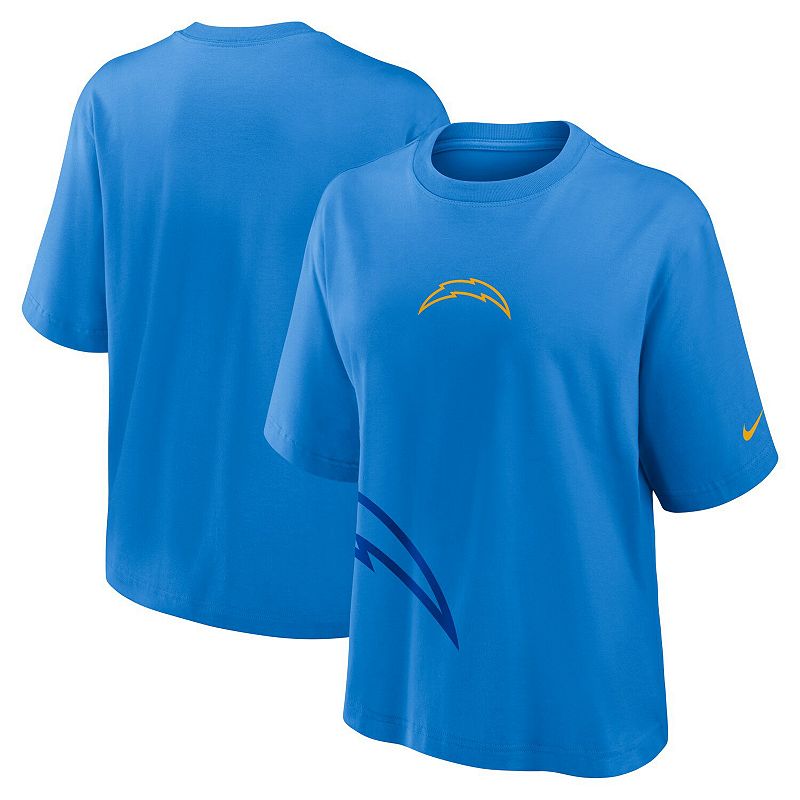 UPC 197833244548 - Women's Nike Powder Blue Los Angeles Chargers Boxy T ...