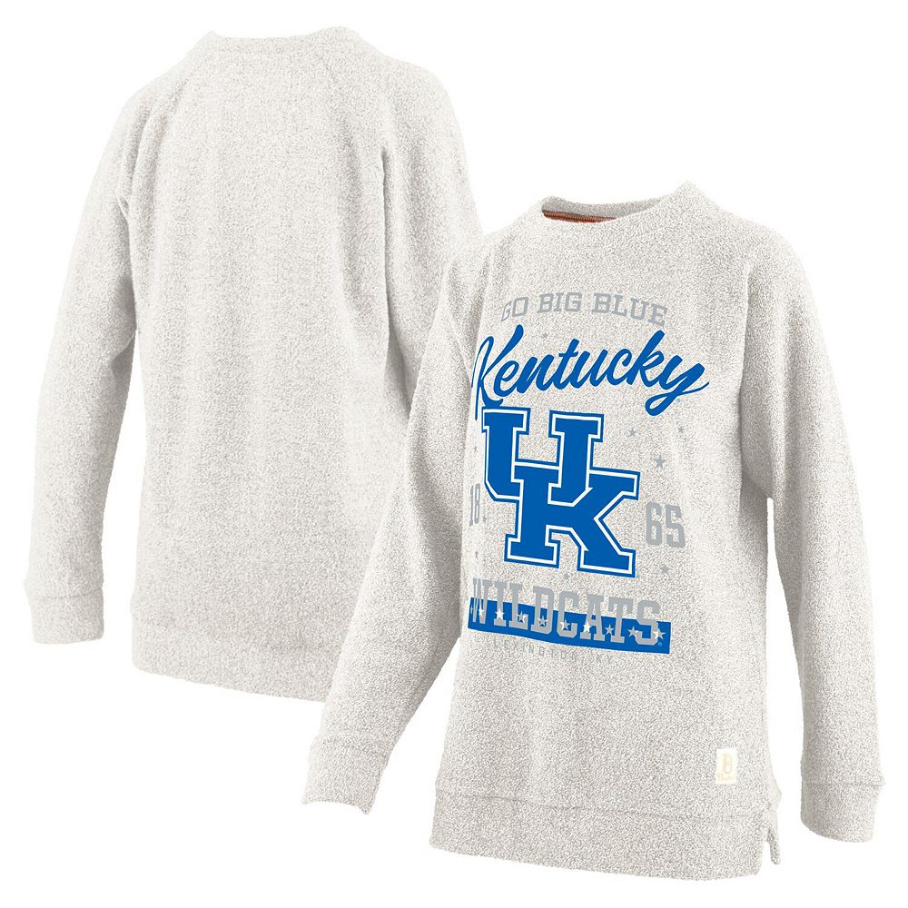 Women's Pressbox Oatmeal Kentucky Wildcats Plus Size Comfy Cairo Terry ...