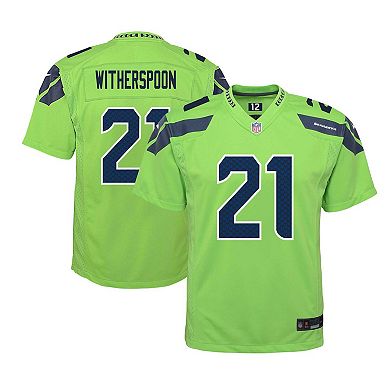Youth Nike Devon Witherspoon Neon Green Seattle Seahawks Alternate ...