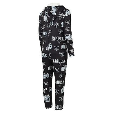 Men's Concepts Sport Black Las Vegas Raiders Roadway All Over ...