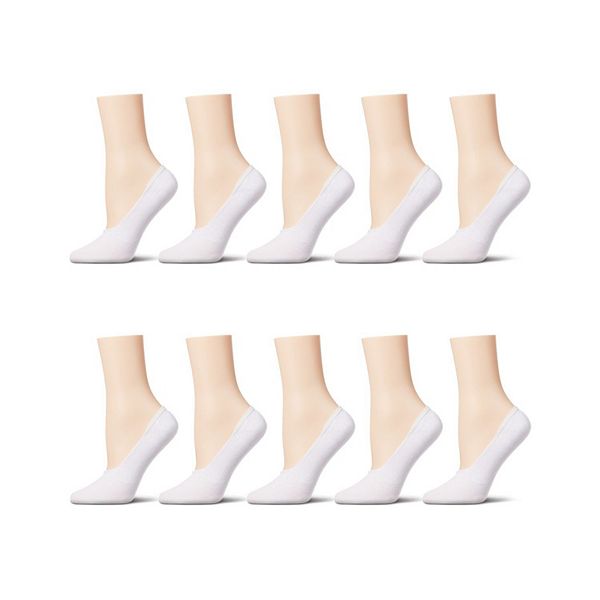 Women's 10 Pair Pack High Cut Sneaker Liners