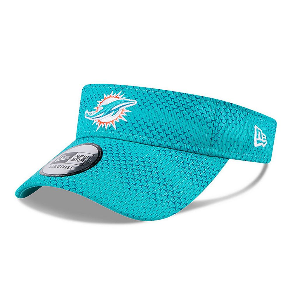 Men's New Era Aqua Miami Dolphins 2024 Sideline Visor