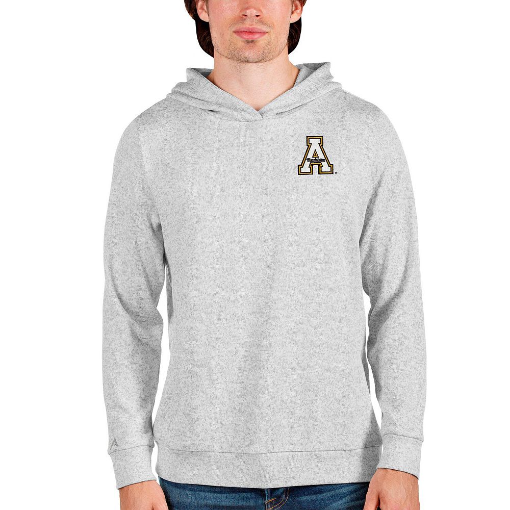 Men's Antigua Heathered Gray Appalachian State Mountaineers Absolute ...