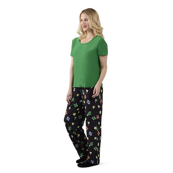 Women's Pickleball Princess Two Piece Pj Set In A Bag