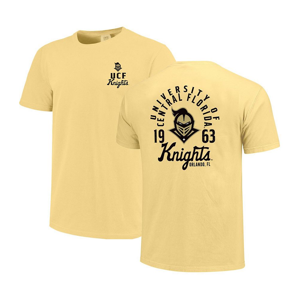 Men's Gold UCF Knights Comfort Colors Mascot Overlay T-Shirt