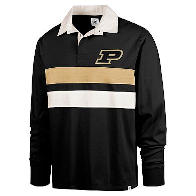 Men's '47 Black Purdue Boilermakers Clubhouse Knox Thames Long Sleeve ...