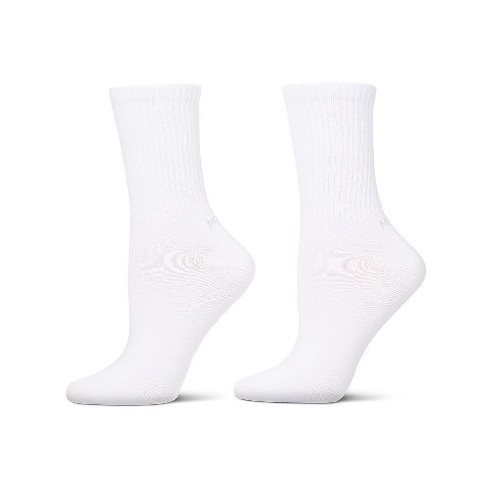Women's 2 Pair Pack Thin Ribbed Crew Socks