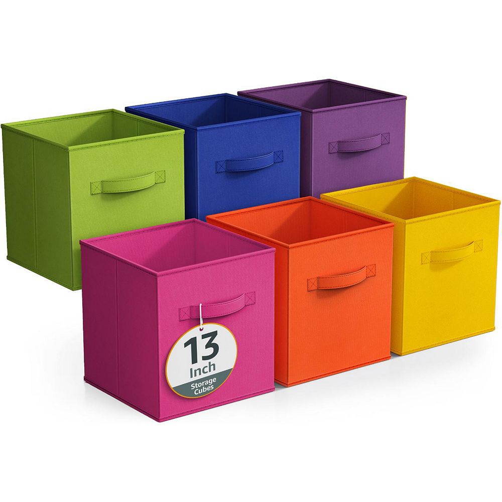Sorbus 6-Pack 13-in. Foldable Storage Cubes