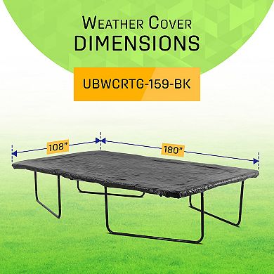 Machrus Upper Bounce 9x15ft Rectangle Trampoline Weather Cover