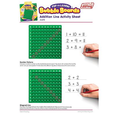 Junior Learning Pop & Learn: Addition Bubble Board