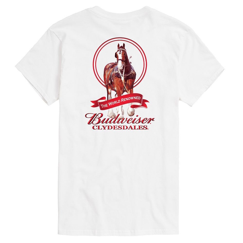 Big & Tall Budweiser Clydesdales World Renowned Graphic Tee