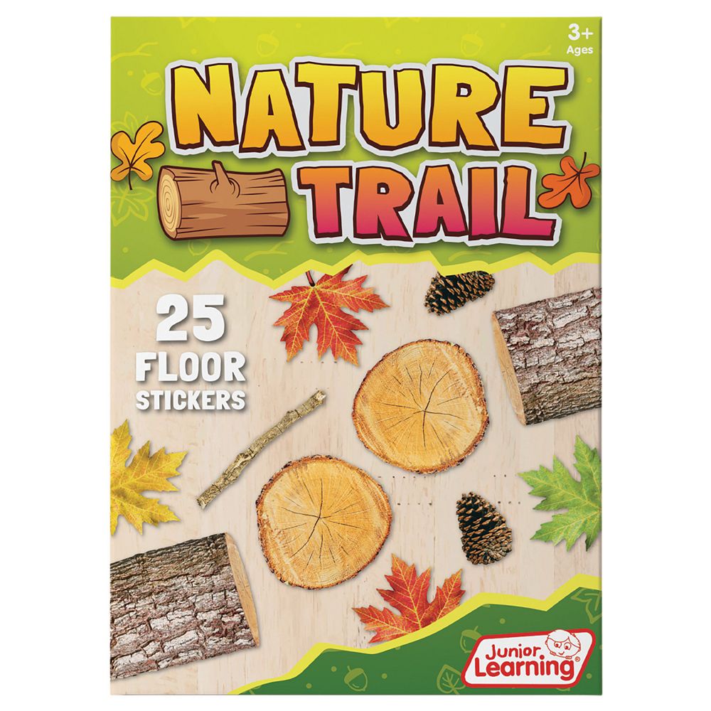 Junior Learning Nature Trail Stickers - 25 Floor Stickers