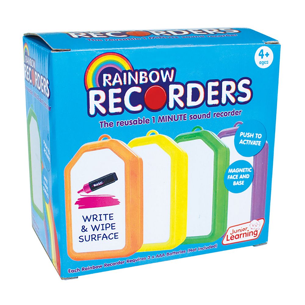 Junior Learning STEM Rainbow Recorders (Set of Four)