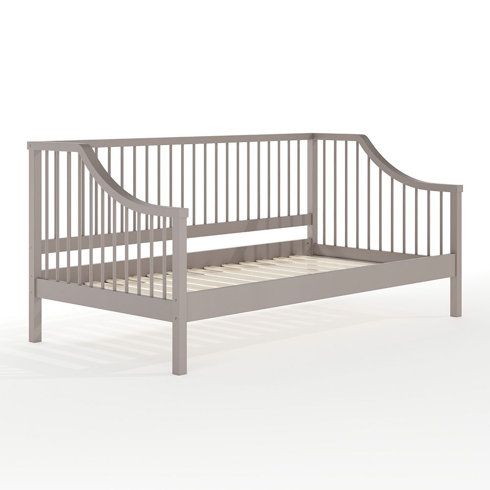 Martha Stewart Wooden Platform Daybed with Spindles and Wood Slat ...